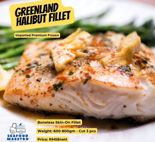 Norwegian Halibut Portion Fillet – Frozen Boneless, Skinless – (5pcs ...